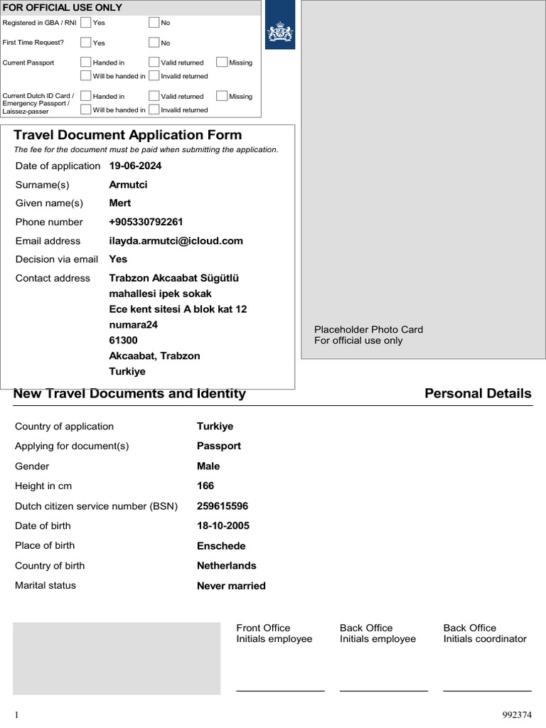Travel-Documents 19 06 2024 | PDF | Identity Document | Privacy