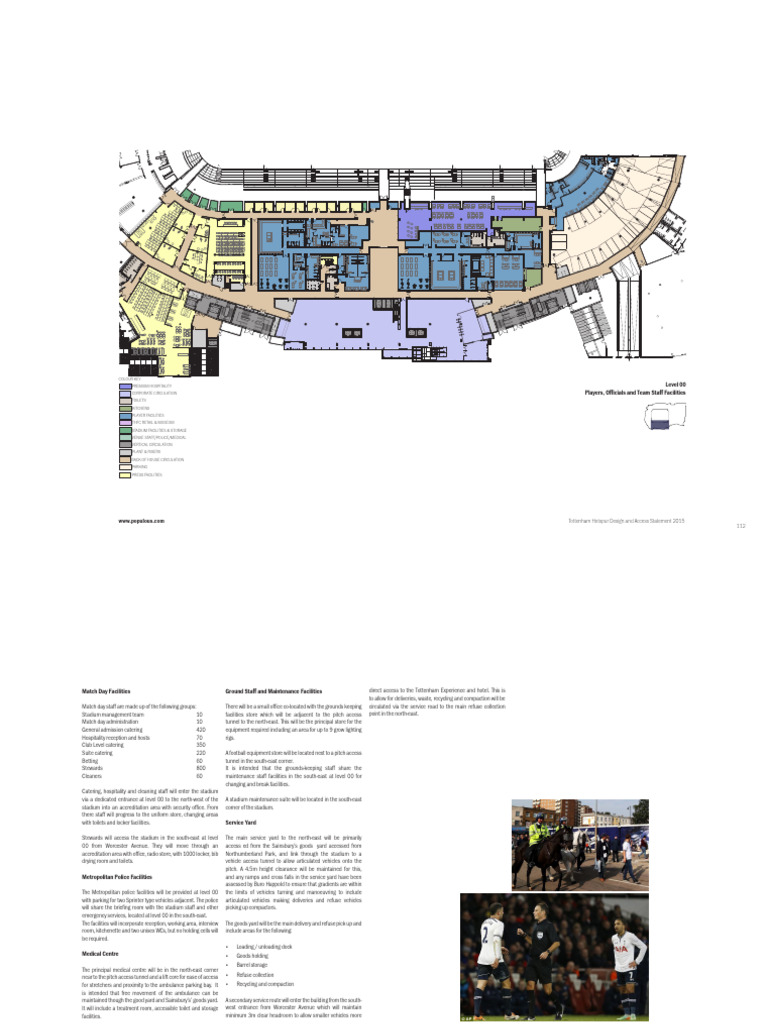 Tottenham Stadium Locker Facilities Overview | PDF | Tottenham Hotspur ...