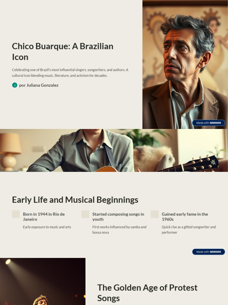 Chico Buarque A Brazilian Icon | PDF