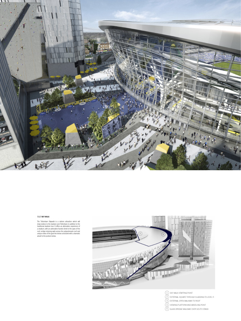 Tottenham Stadium Abseil Experience | PDF | Roof | Precast Concrete