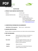 Flocculant Safety Data Sheet Summary | PDF | Wellness