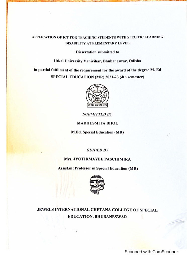 4th Sem Thesis | PDF