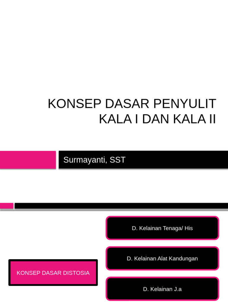 Dasar Distosia dan Kelainan His | PDF