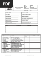 Safety Walk Checklist | PDF | Personal Protective Equipment | Safety