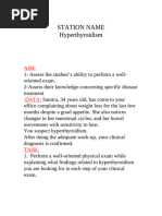 Thyroid Status Examination OSCE Checklist Geeky Medics | PDF | Thyroid ...