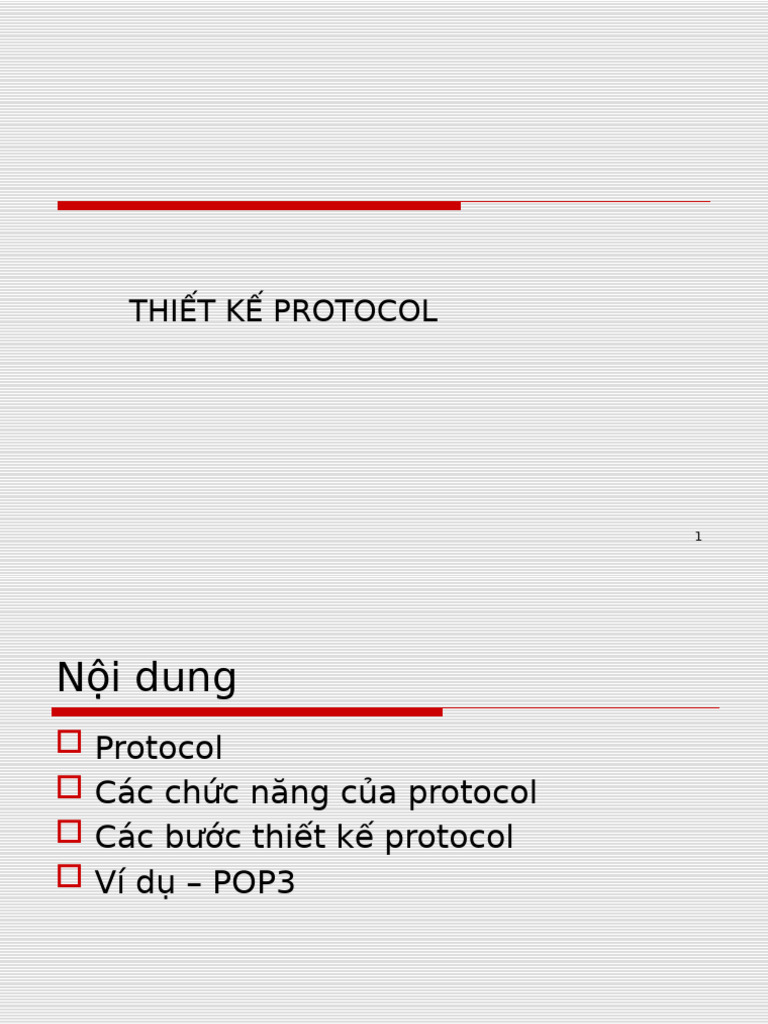 Thiet Ke Giao Thuc | PDF