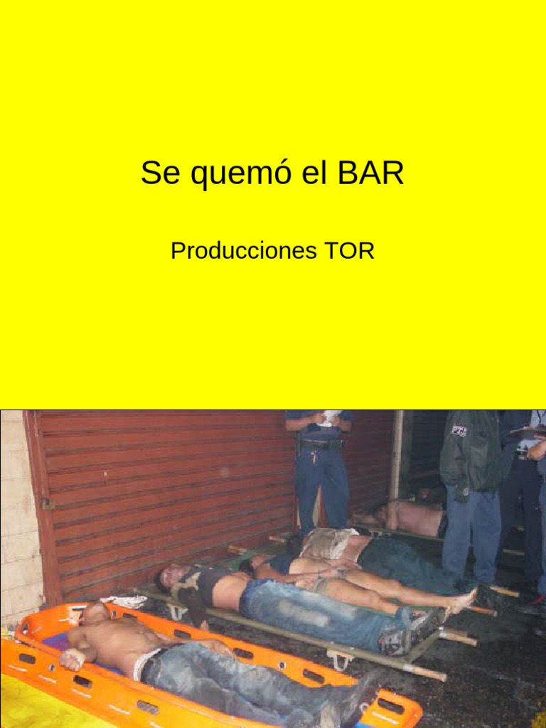 Se Quemó El BAR | PDF