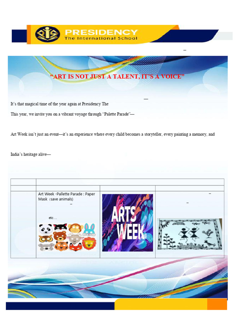 Art Week Circular - 005-2025 | PDF | Paintings | Plastic Arts