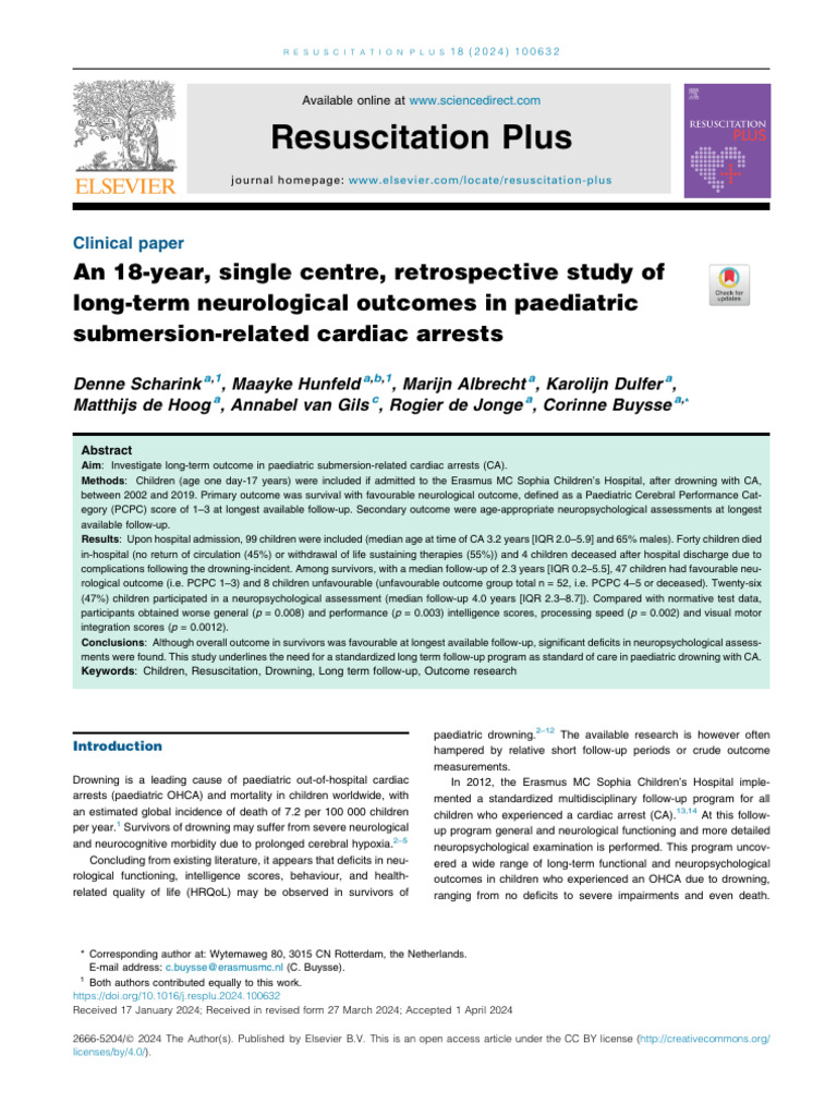 An 18 Year Single Centre Retrospective Study of Long Term Ne - 2024 ...