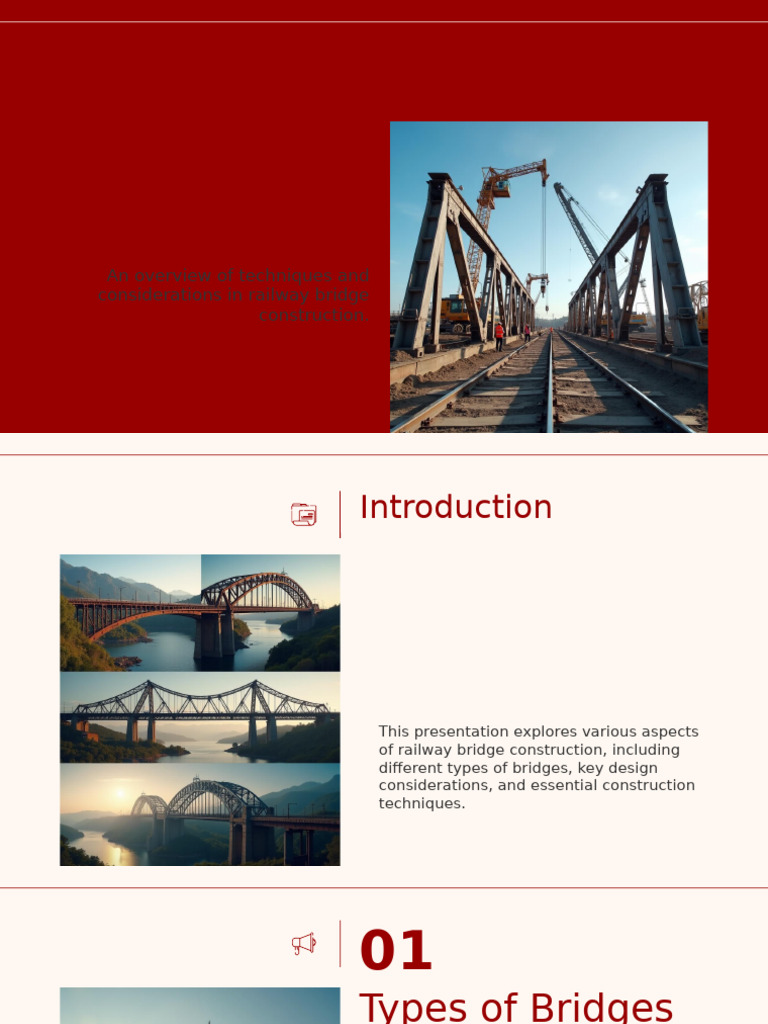 Railway Bridge Construction Overview | PDF | Bridge | Foundation ...