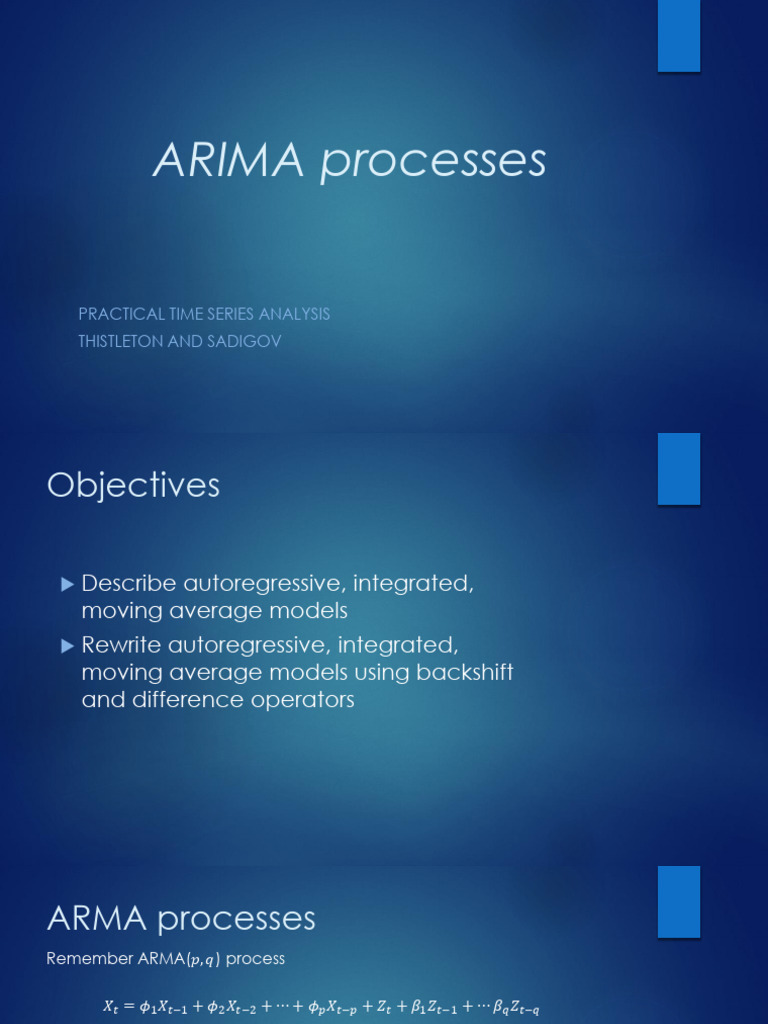 Week 4 - Slides - Together | PDF | Autoregressive Integrated Moving Average | Econometrics