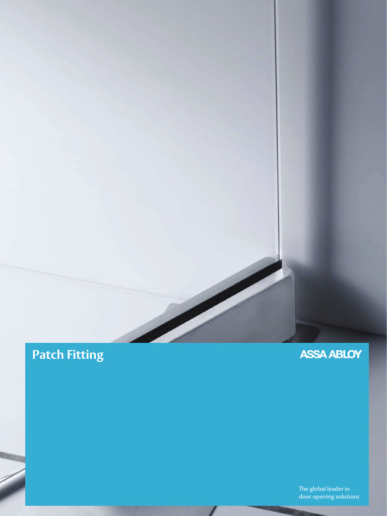 Patch Fitting pintu kaca tempered | PDF | Door