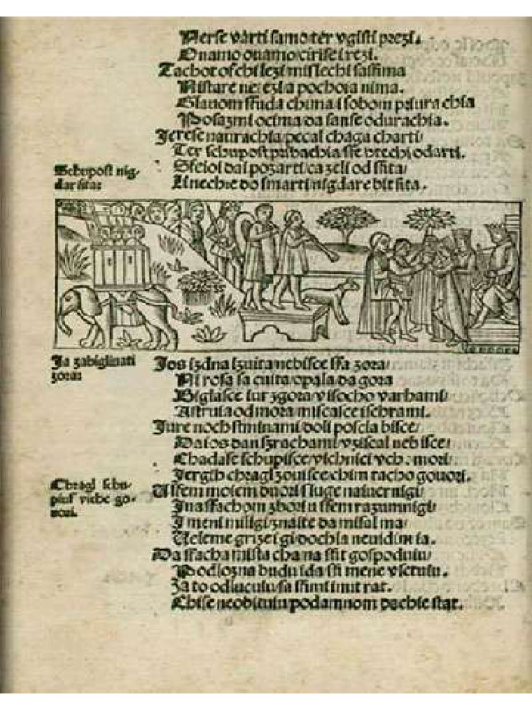 Illustrated Page From The Second Edition of Judita by Marko Marulić, 1522 | PDF