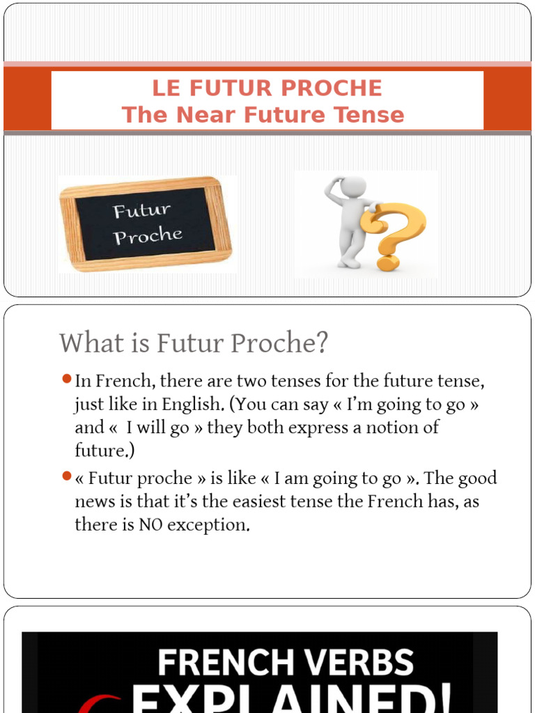 Futur Proche - Grade 7 - Lecture 21 | PDF