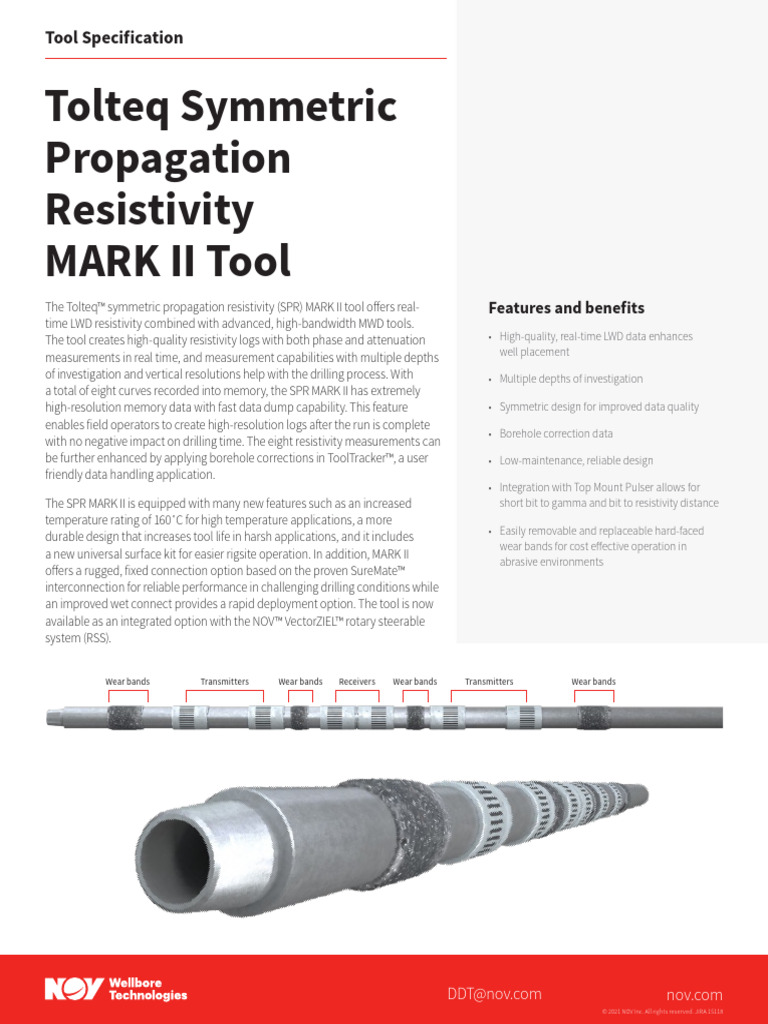Resistivity Tool Spec Sheet | PDF