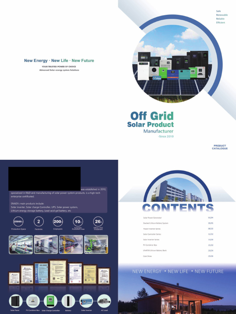Catalog of Solar Power System | PDF