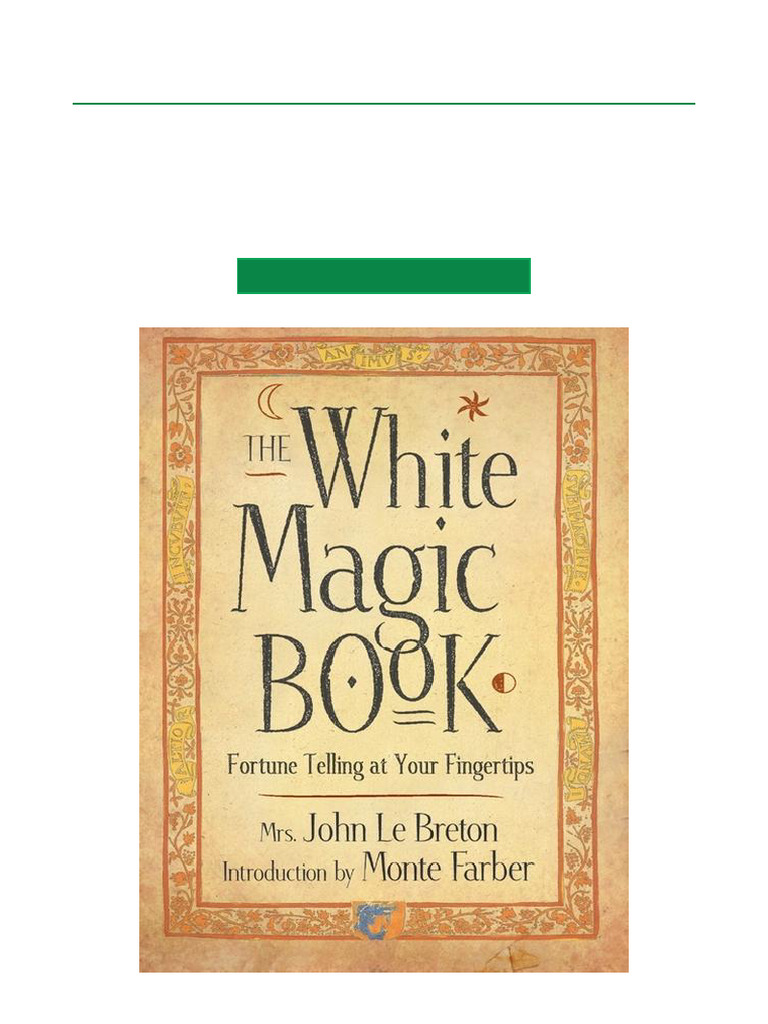 Most Wanted The White Magic Book Fortune Telling at Your Fingertips ...