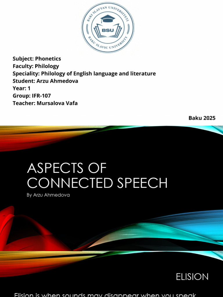 Aspects of Connected Speech | PDF | Vowel | Consonant
