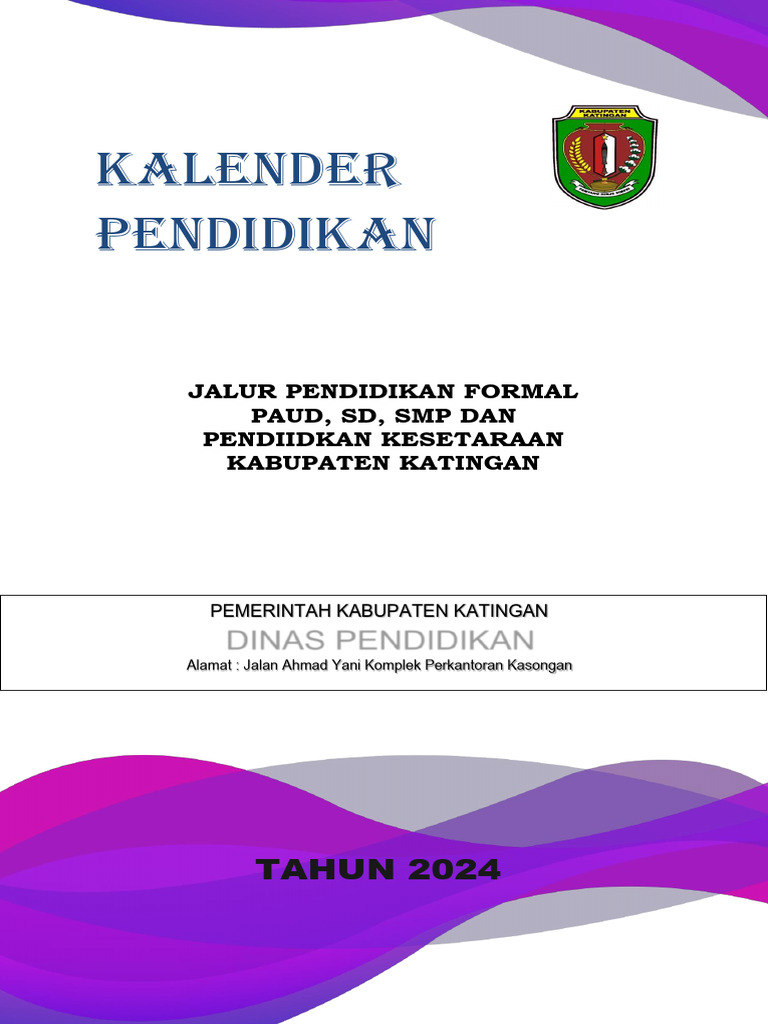 Pedoman Kaldik Ta 2024.2025 | PDF