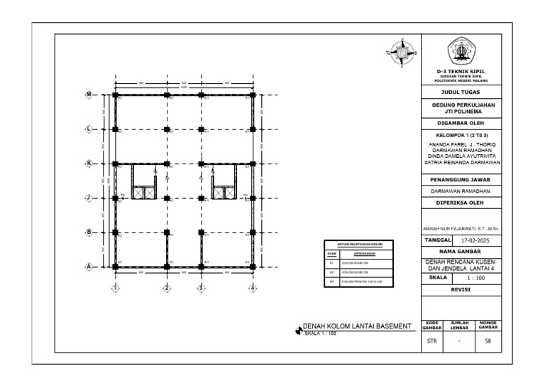 M Gedung Perkuliahan Jti Polinema: Judul Tugas | PDF