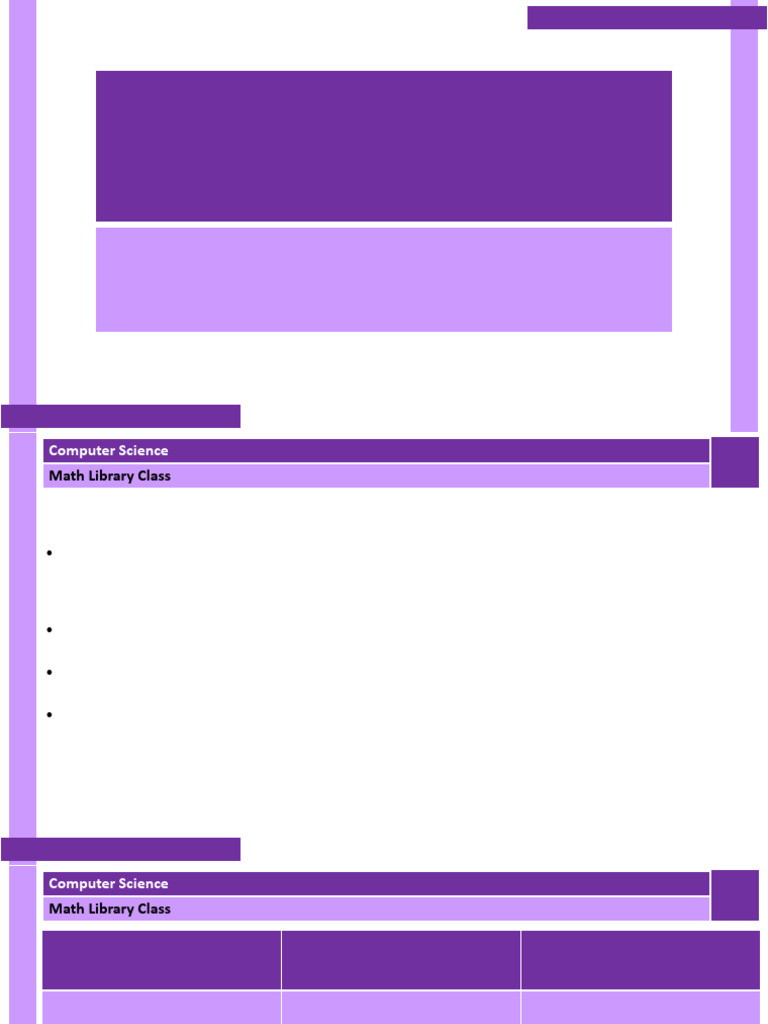 7) Mathematical Library Methods | PDF | Integer (Computer Science ...