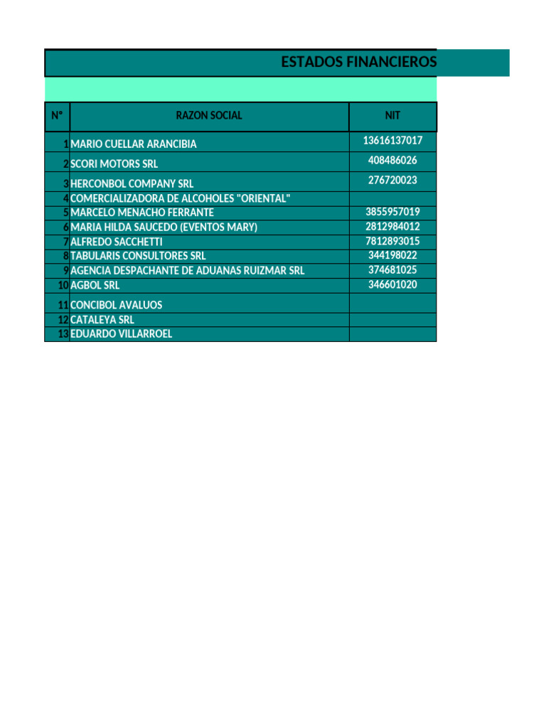 Seguimiento de Eeff | PDF