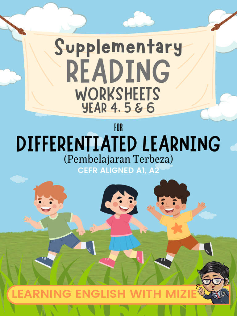 SUPPLEMENTARY READING WORKSHEETS (Pembelajaran Terbeza) For Year 4, 5 ...