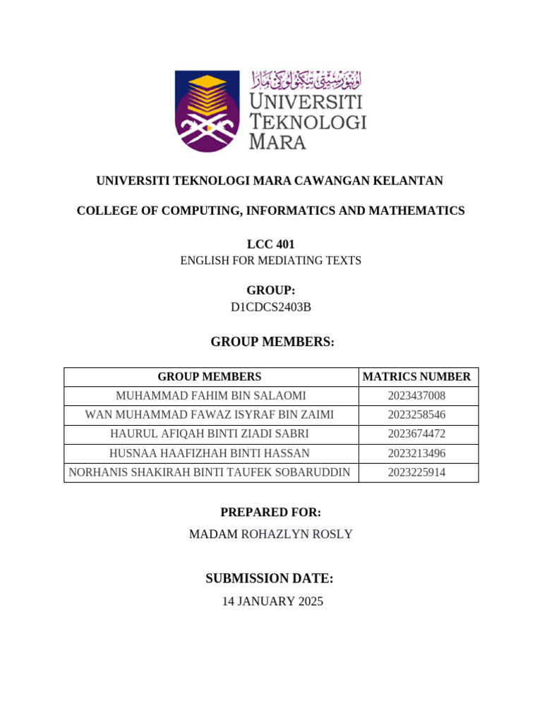 Cover Page E-magazine | PDF