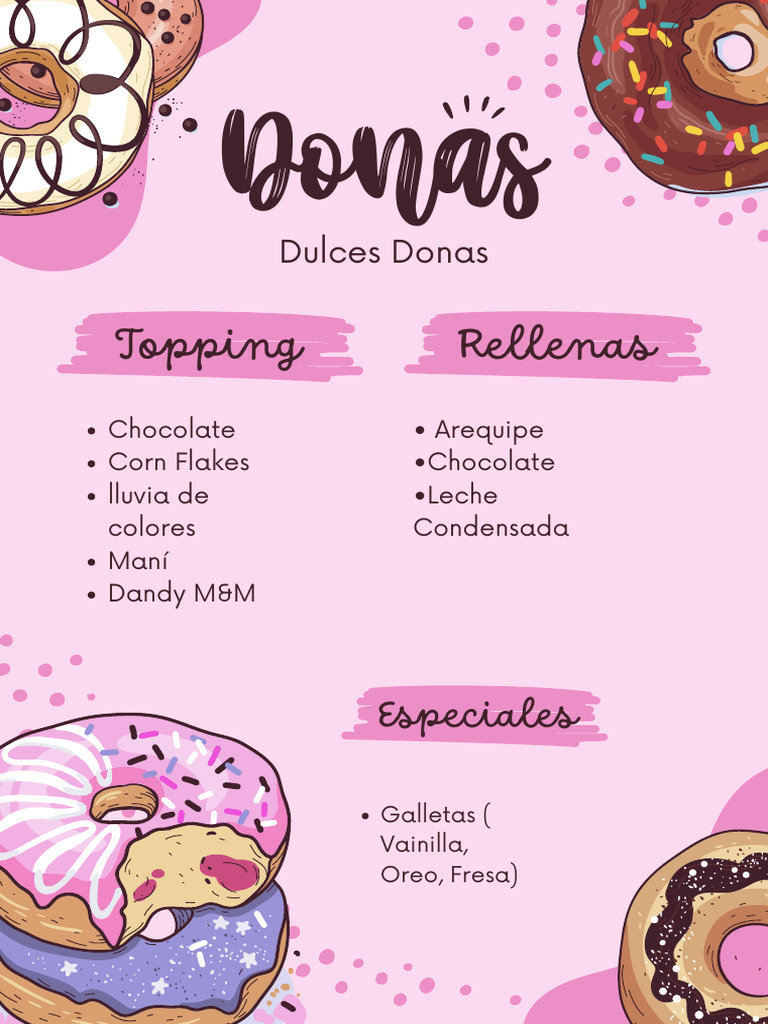 Menú Donas Ilustrado Rosa 20240209 144001 0000 | PDF