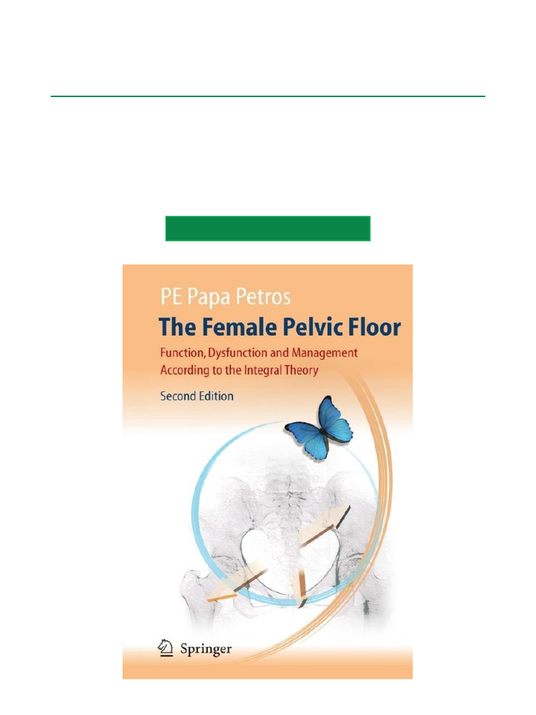 High Quality The Female Pelvic Floor Function, Dysfunction and ...