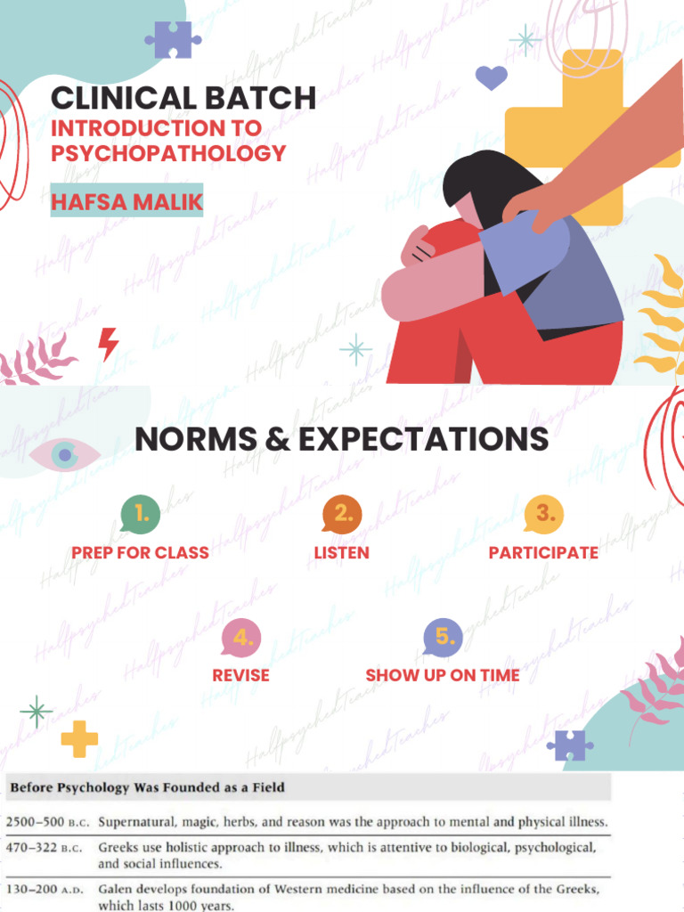 Introduction to Psychopathology | PDF | Psychopathology | Mental Disorder