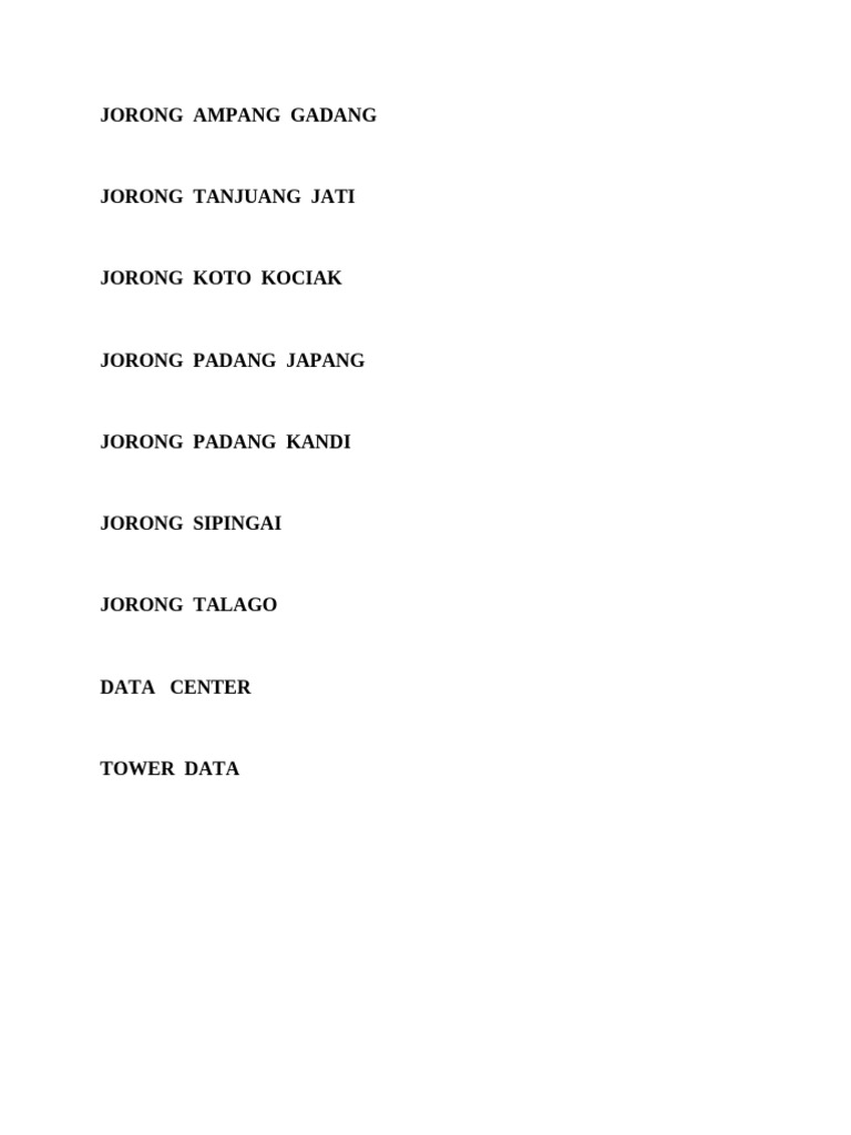 JORONG | PDF