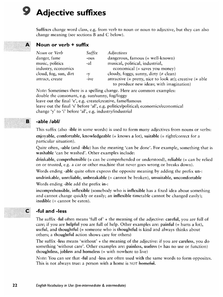 Cambridge - English Vocabulary in Use - Pre-Intermediate & Intermediate ...
