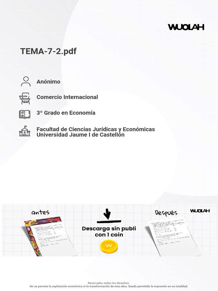 Wuolah Free TEMA 7 2 | PDF | Monopolio | Precios