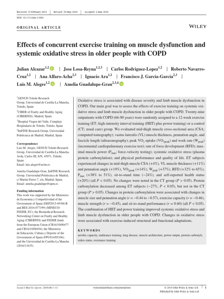 Effects of Concurrent Exercise Training | PDF | Medical Ultrasound | Clinical Medicine