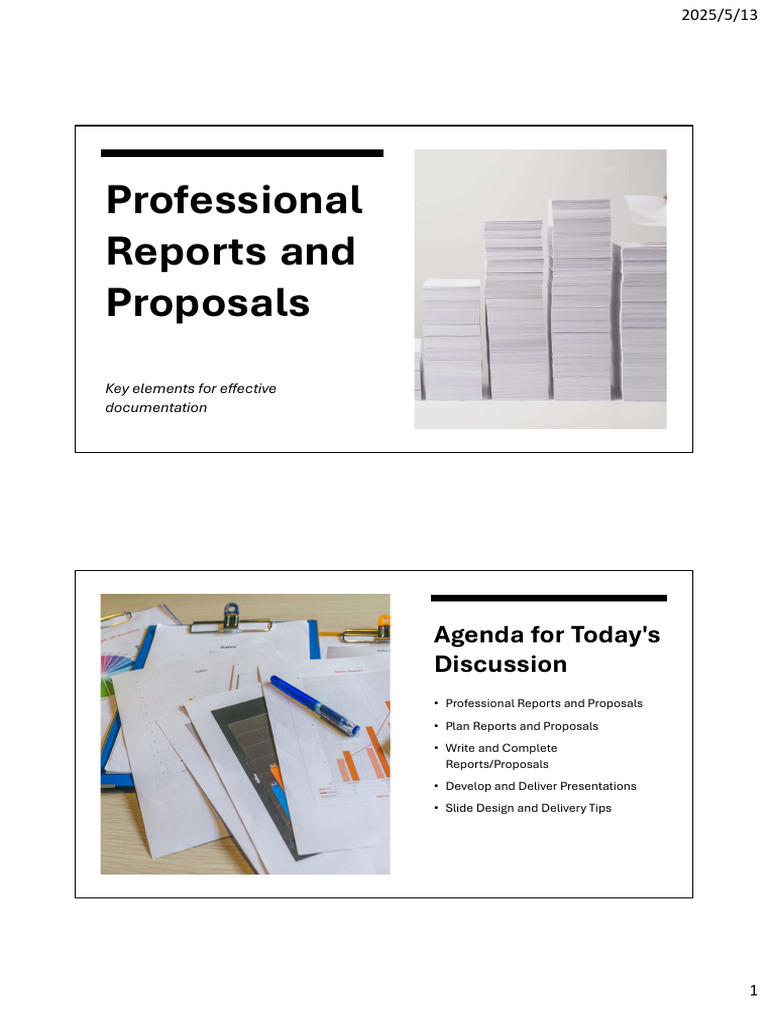 Chapter 12 To 14 Professional Reports and Proposals | PDF | Information ...