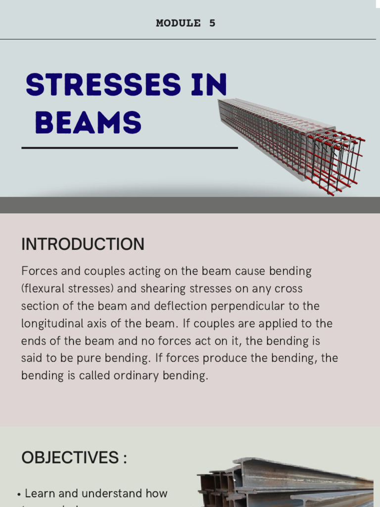 Understanding Beam Stresses and Calculations | PDF | Bending | Beam ...