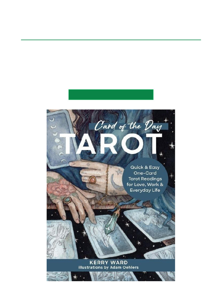 Limited Get Card of The Day Tarot Quick and Easy One Card Tarot ...