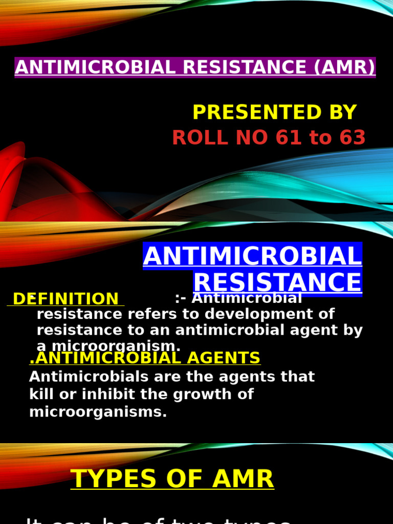 Antimicrobial Resistance | PDF | Antimicrobial Resistance | Antimicrobial