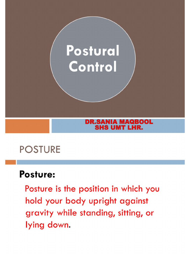 Postural Control | PDF