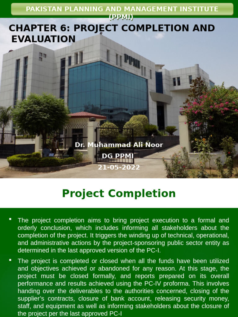 Project Closure and Evaluation | PDF | Evaluation | Performance Appraisal