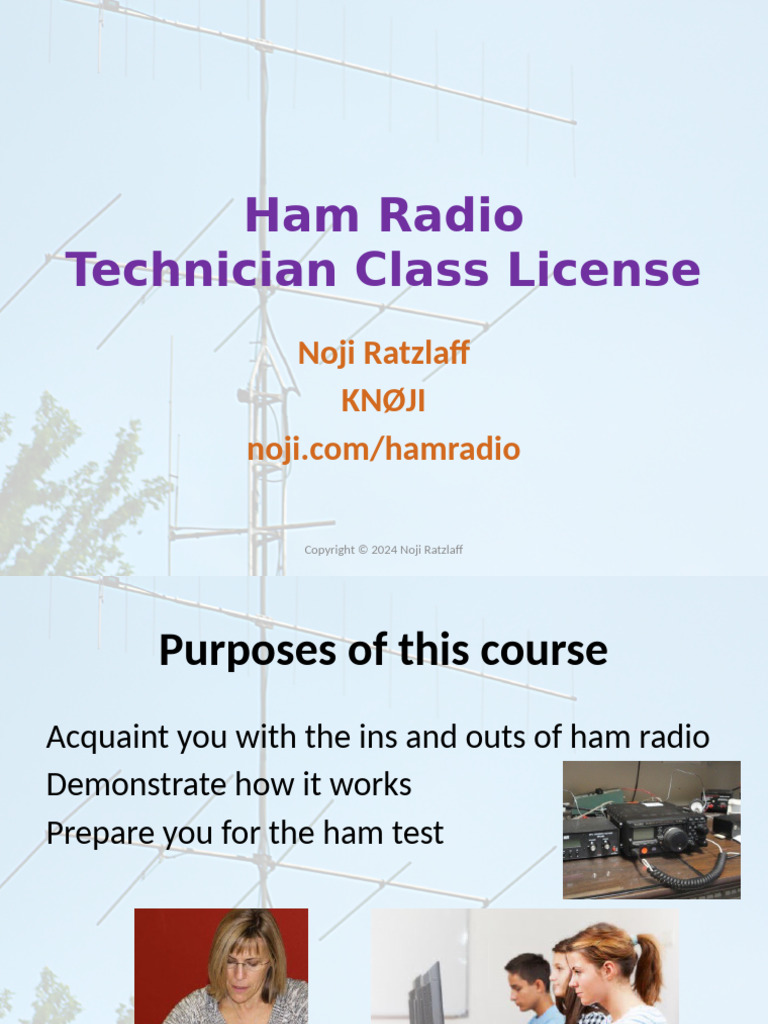 Course Slides Technician Four Day | PDF | Radio Spectrum | Very High ...