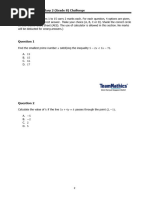 SMC Sample Questions 2024 | PDF | Mathematics