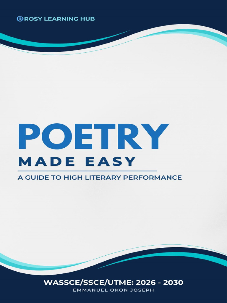 PoetryMadeEasy2026 2030 | PDF | Poetry | Metre (Poetry)