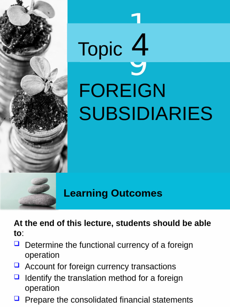 T4 Foreign Subsidiaries - Students | PDF | Financial Accounting ...