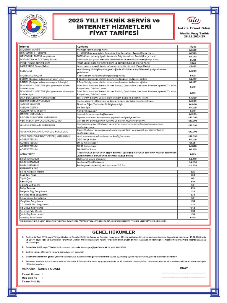 2025 Teknik Servis Internet | PDF