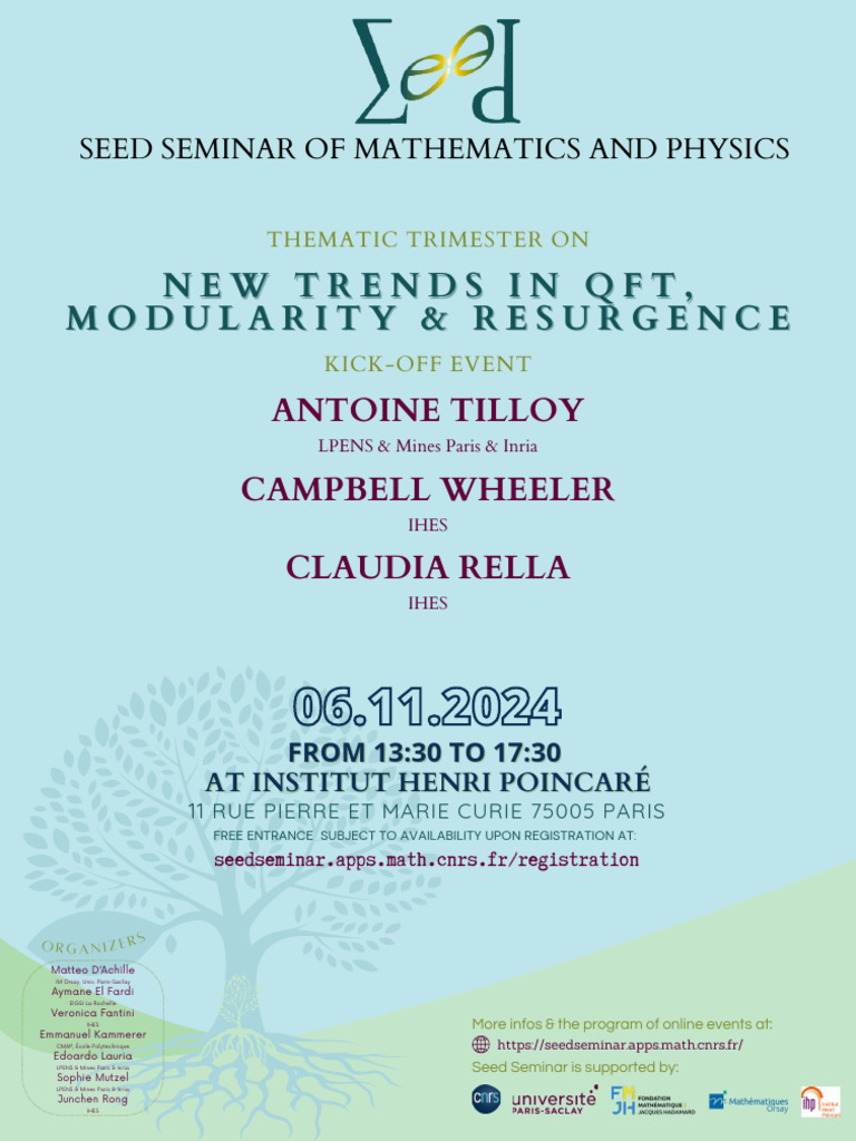 Poster 06112024 New Trends in QFT | PDF