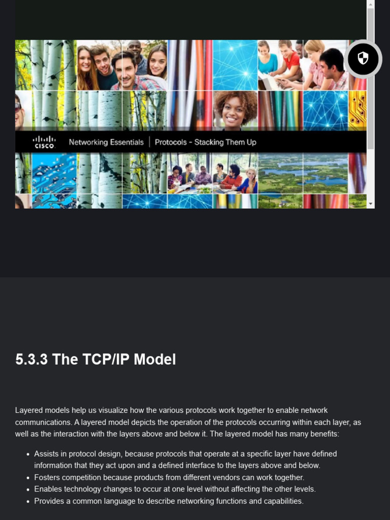 Cisco Skills For All - TCP - IPmodelsand OSI Layers | PDF | Osi Model ...