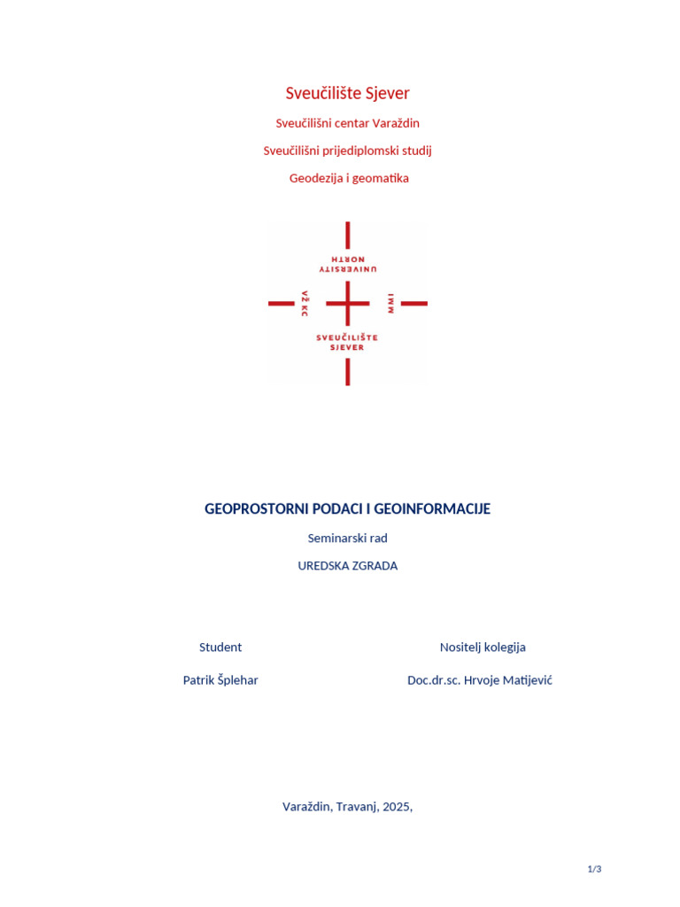 Uredska Zgrada Seminar | PDF