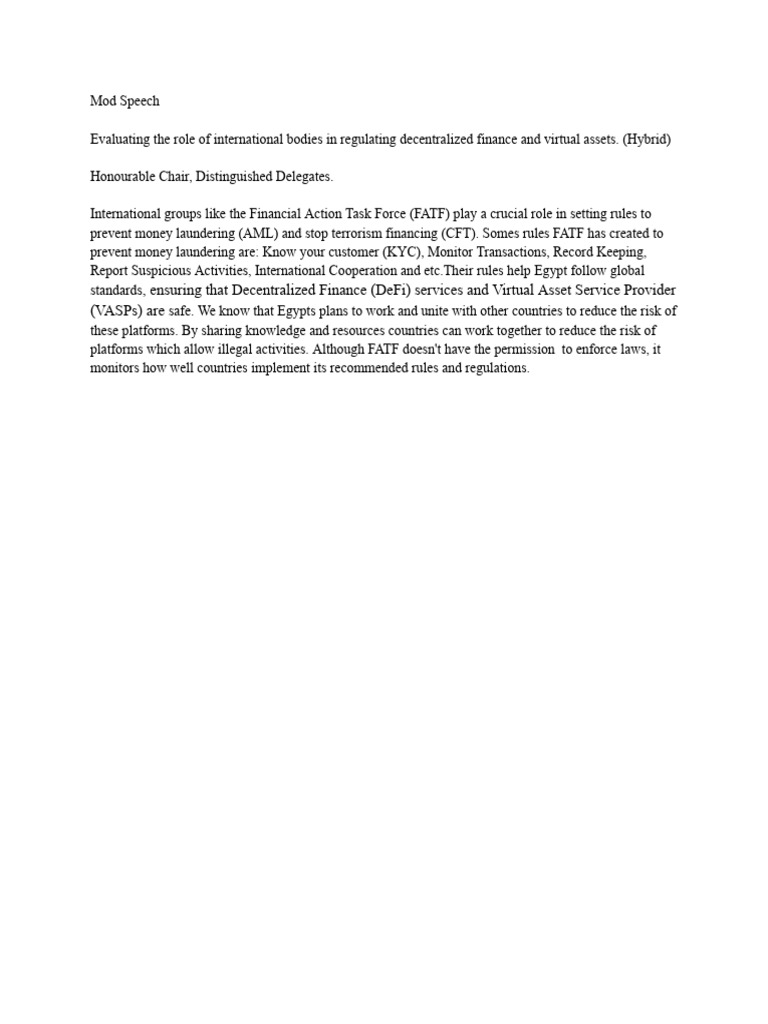 Evaluating International Bodies | PDF